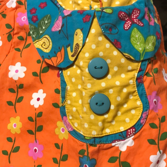 Jelly The Pug | Dresses | Jelly The Pug Collared Floral Bird Polka Dot ...